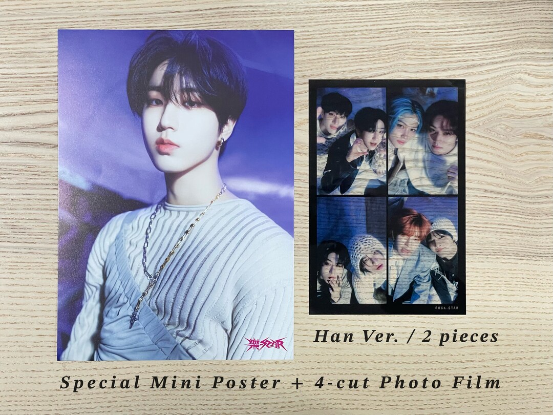 Stray Kids 樂-STAR Rock Star Mini Album Official Posters Mini - Etsy ...