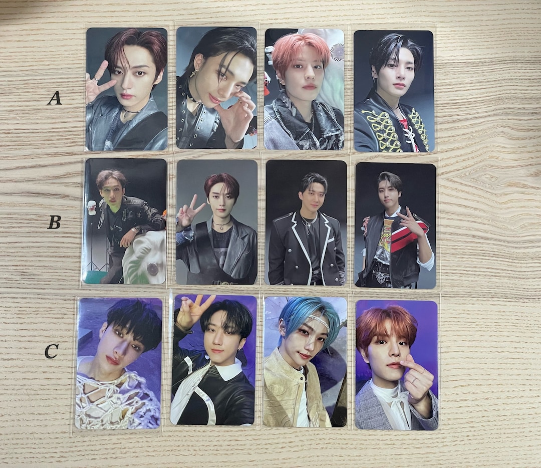 Stray Kids 樂-STAR Rock Star Mini Album Official Photo Cards - Etsy
