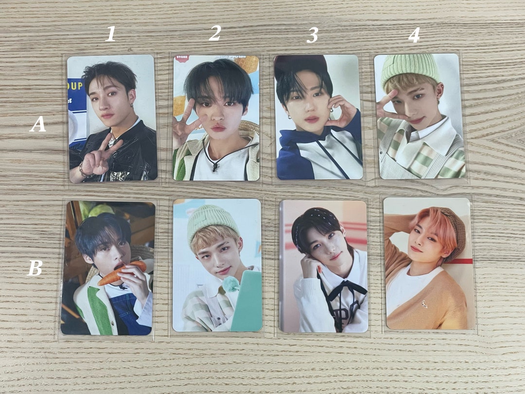 Stray Kids Bang Chan Version Official Photocards POB Christmas Evel KMS ...