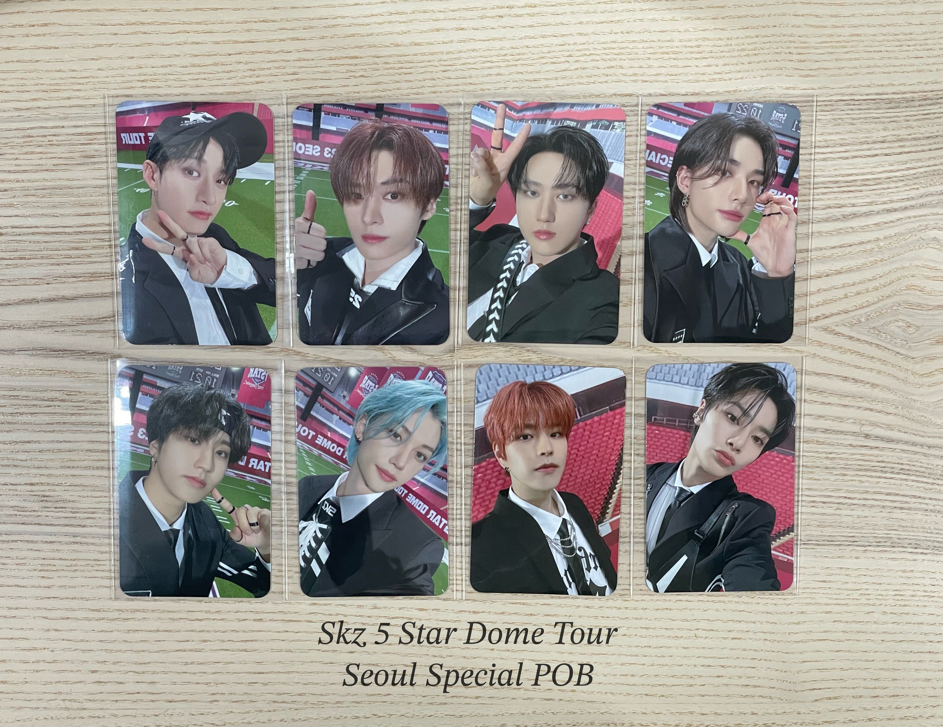 Stray Kids Official POB Photocards 5-star Dome Tour - Etsy