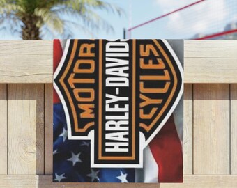 Harley Davidson Beach Towels - Etsy