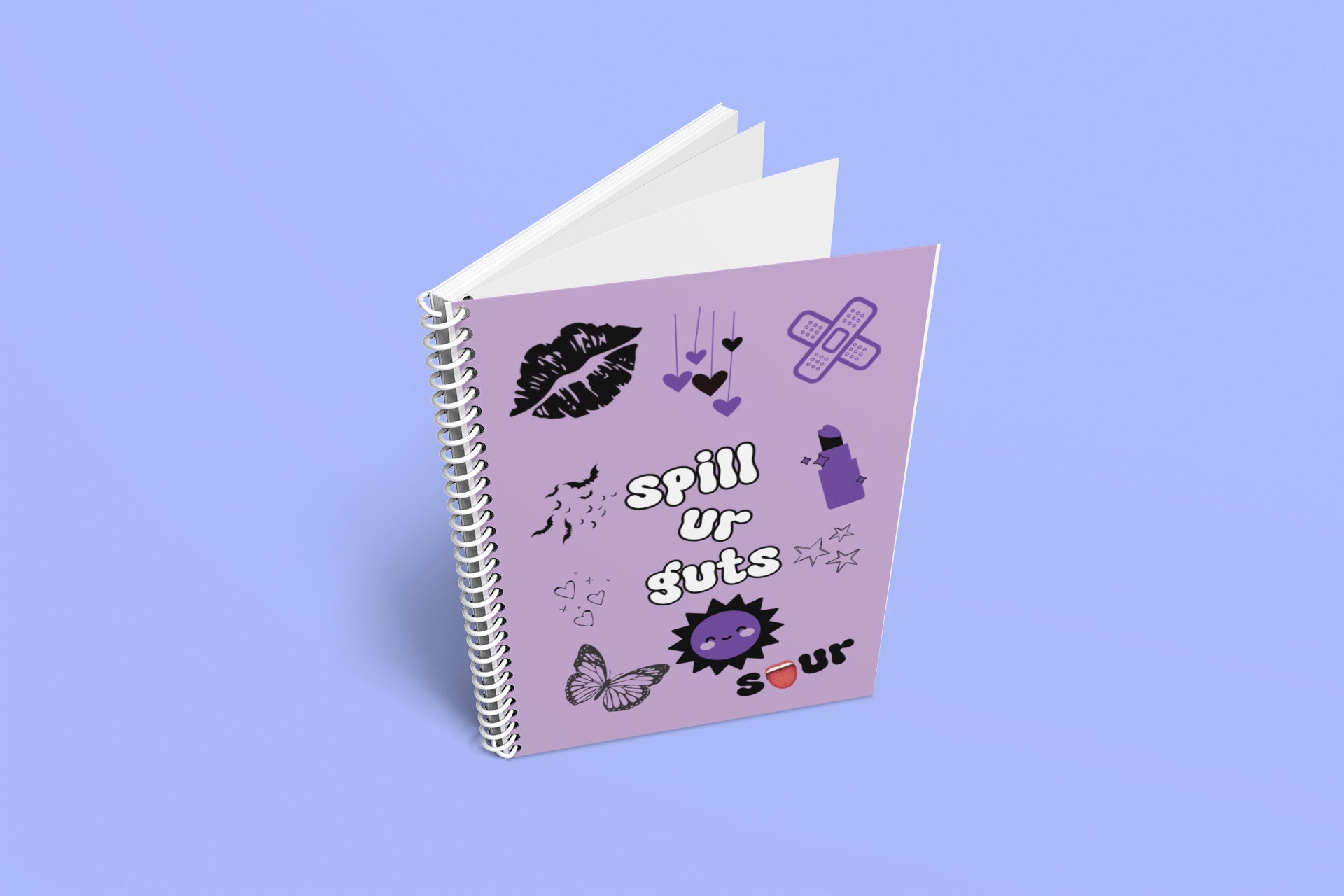 Olivia Rodrigo Merch, Spill Your Guts Notebook, Olivia Rodrigo Guts ...