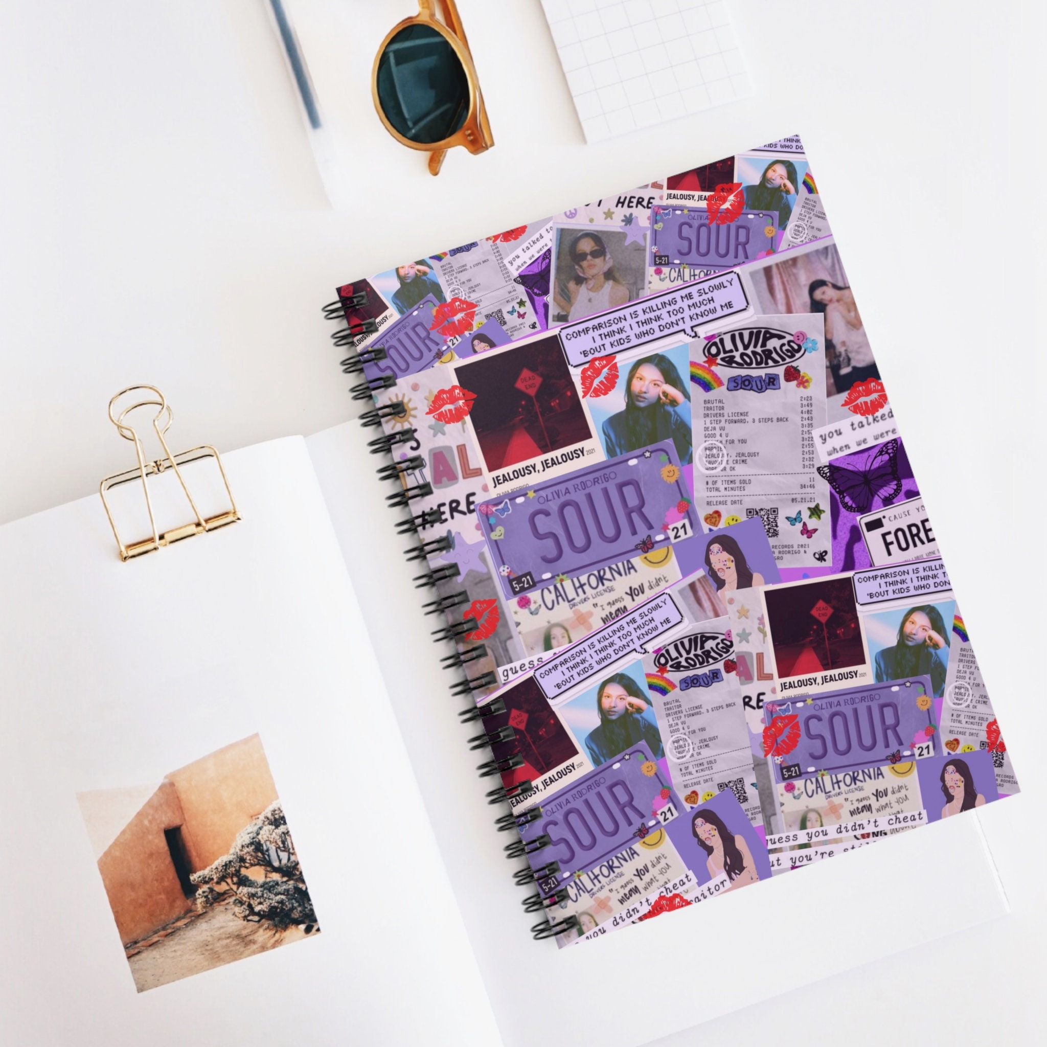 Olivia Rodrigo Merch, Spill Your Guts Notebook, Olivia Rodrigo Guts ...