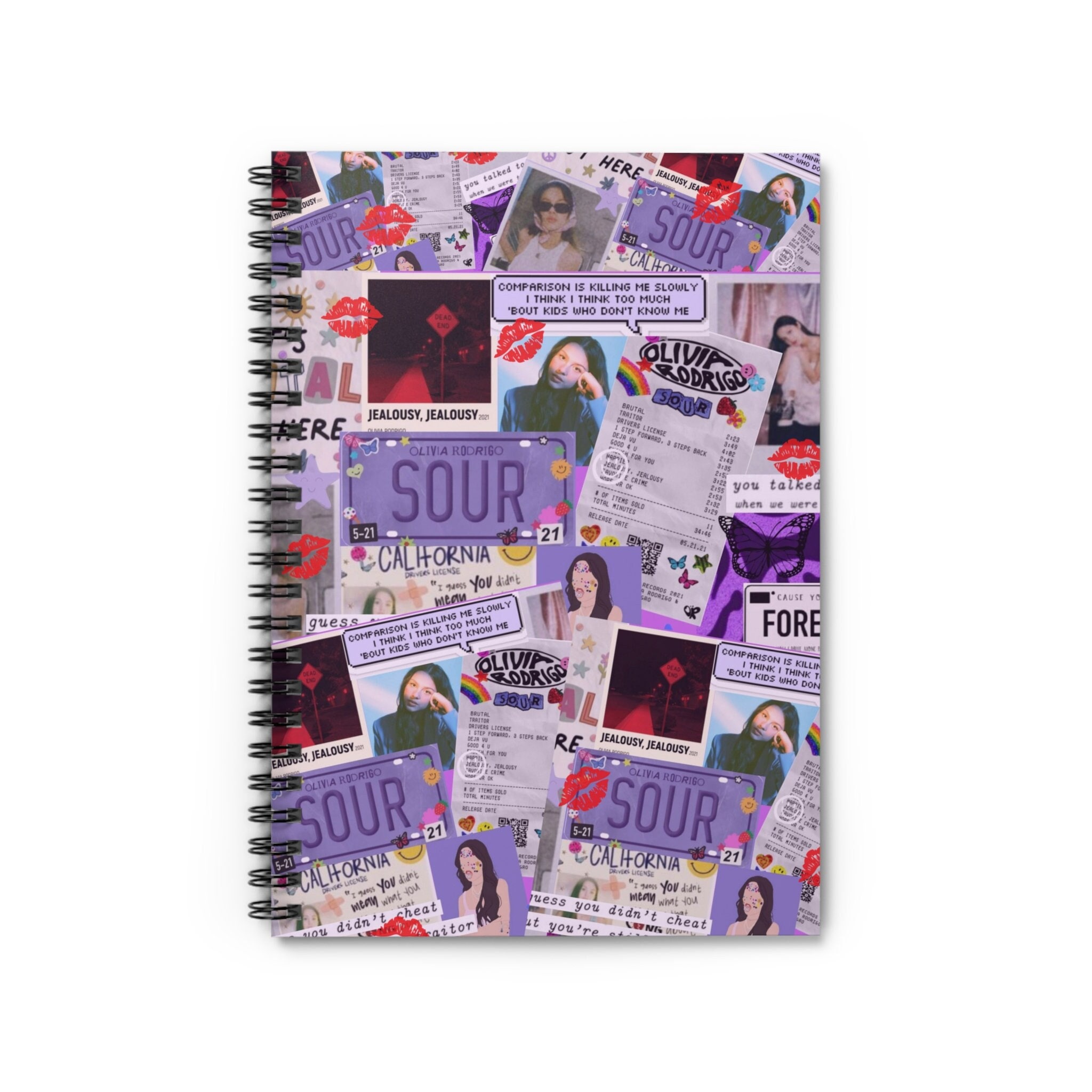 Olivia Rodrigo Merch, Spill Your Guts Notebook, Olivia Rodrigo Guts ...
