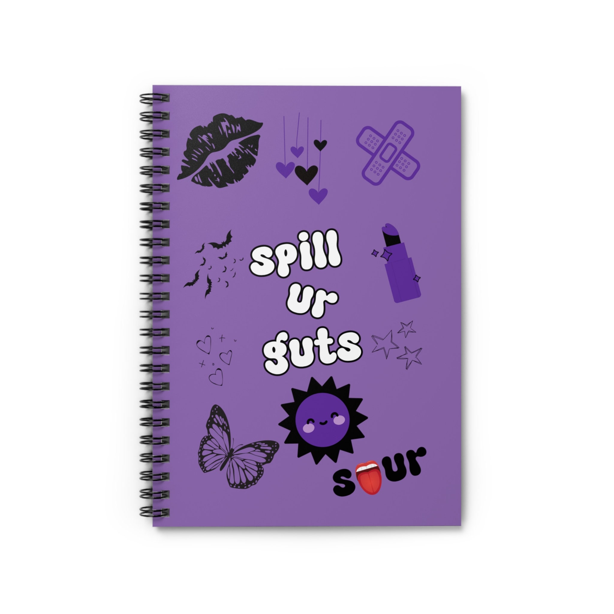 Olivia Rodrigo Merch, Spill Your Guts Notebook, Olivia Rodrigo Guts ...