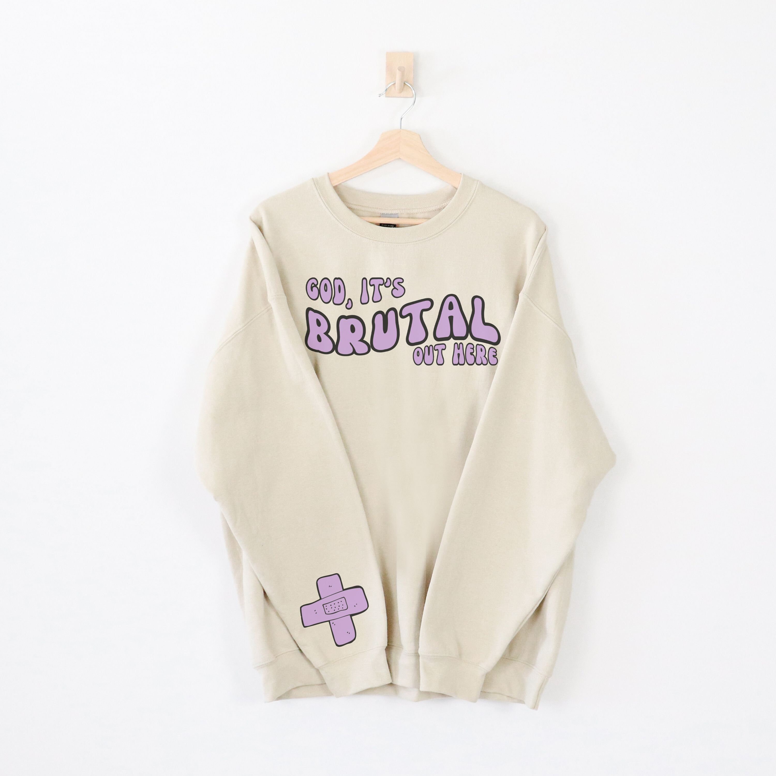 God Its Brutal Out Here Sweatshirt, Olivia Rodrigo Merch, Olivia ...