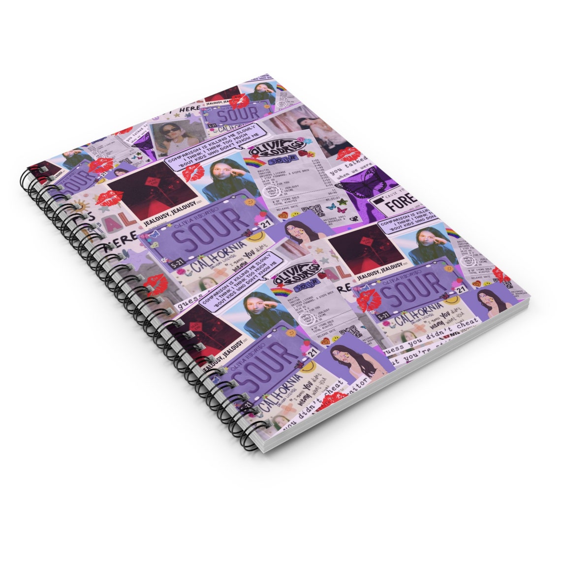 Olivia Rodrigo Merch, Spill Your Guts Notebook, Olivia Rodrigo Guts ...