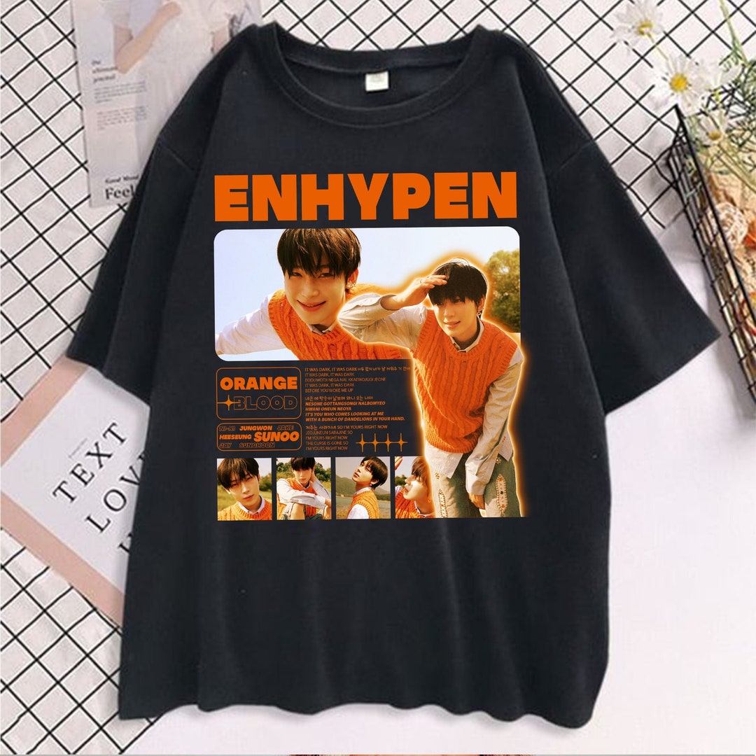 Enhypen Sunoo Orange Blood Shirt Enhypen Engene Shirt - Etsy