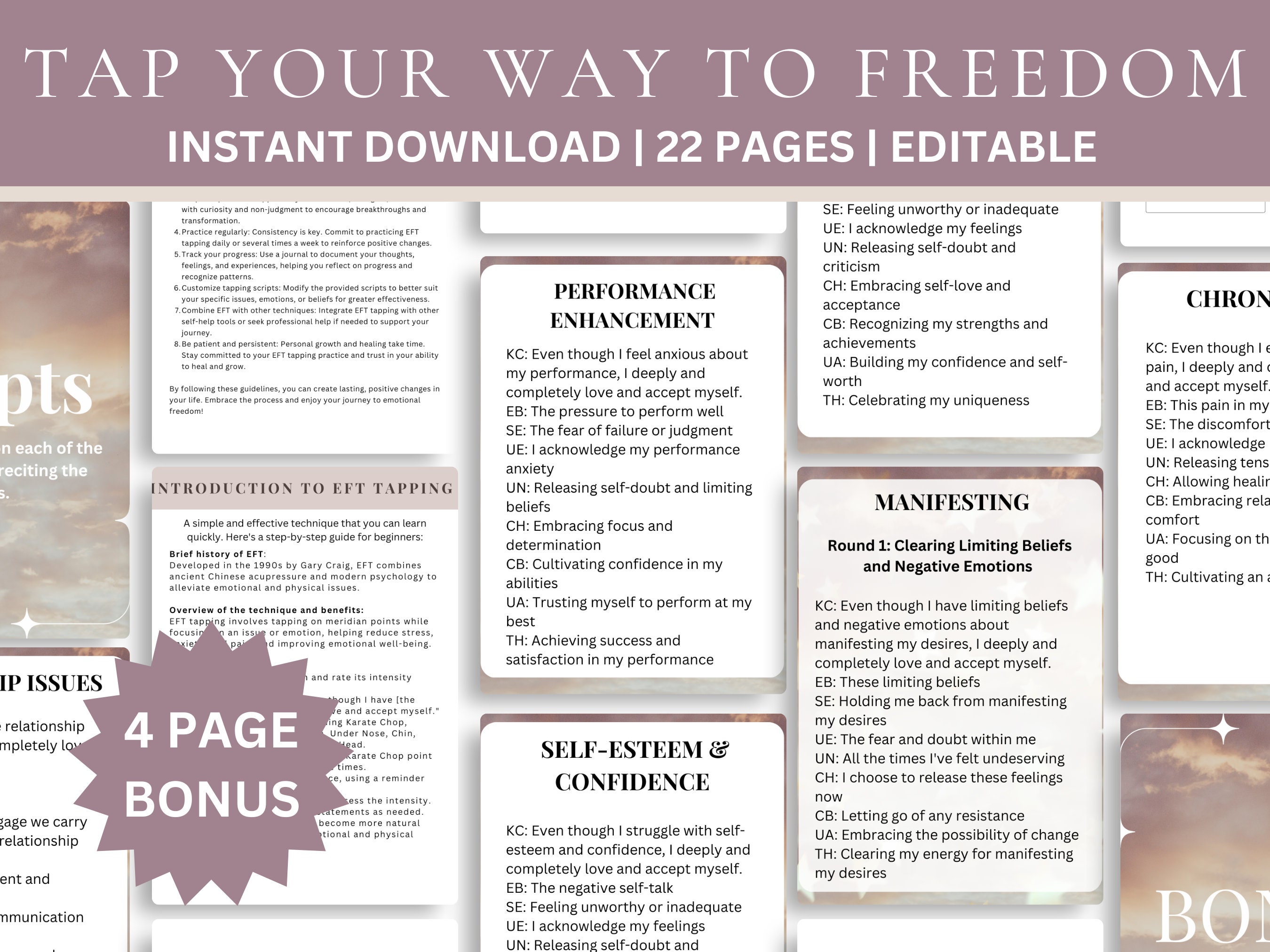 EFT Scripts, Emotion Focused Therapy, Emotional Freedom Technique ...