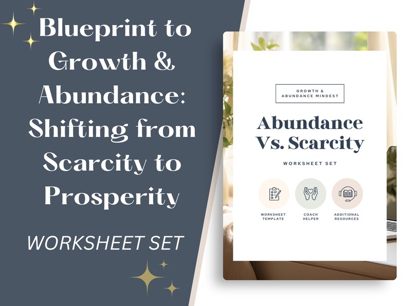 Abundance Mindset Worksheets: Growth Journal (instant Download) - Etsy