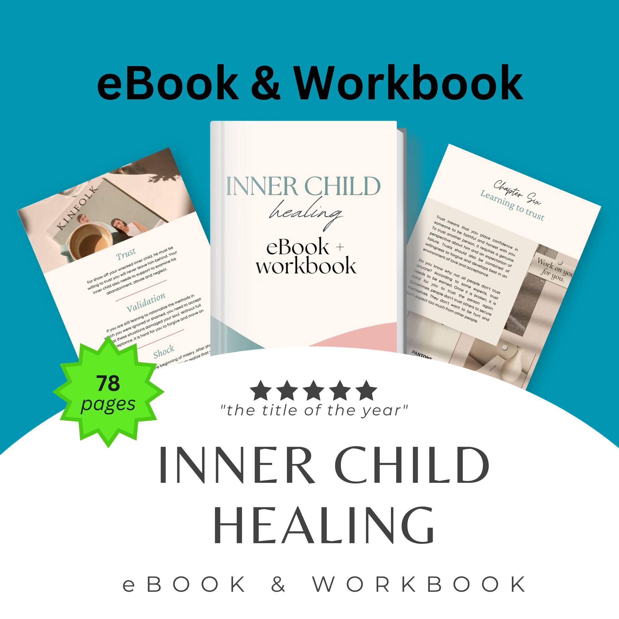 Inner Child Healing Ebook and Workbook | Inner Child Worksheets | Inner ...