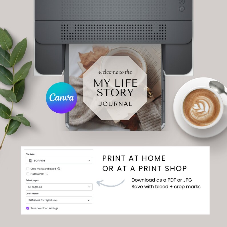 My Life Story Journal | Personalized Life History Book | Custom Memory ...