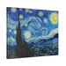 The Starry Night - Rectangle 1889 by Vincent Van Gogh Canvas Art Print ...