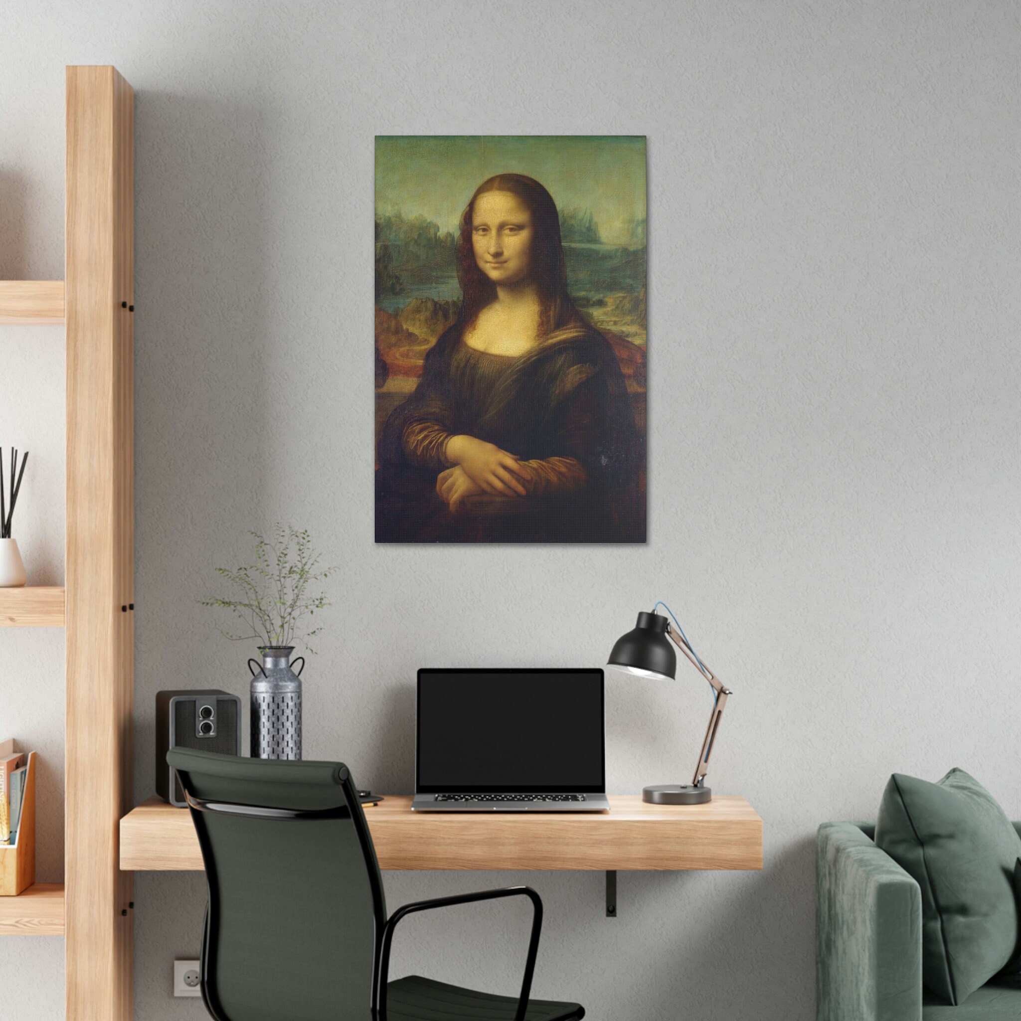 Leonardo Da Vinci's Portrait of Mona Lisa Del Giocondo between 1503 and ...