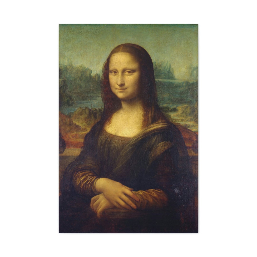 Leonardo Da Vinci's Portrait of Mona Lisa Del Giocondo (between 1503 ...