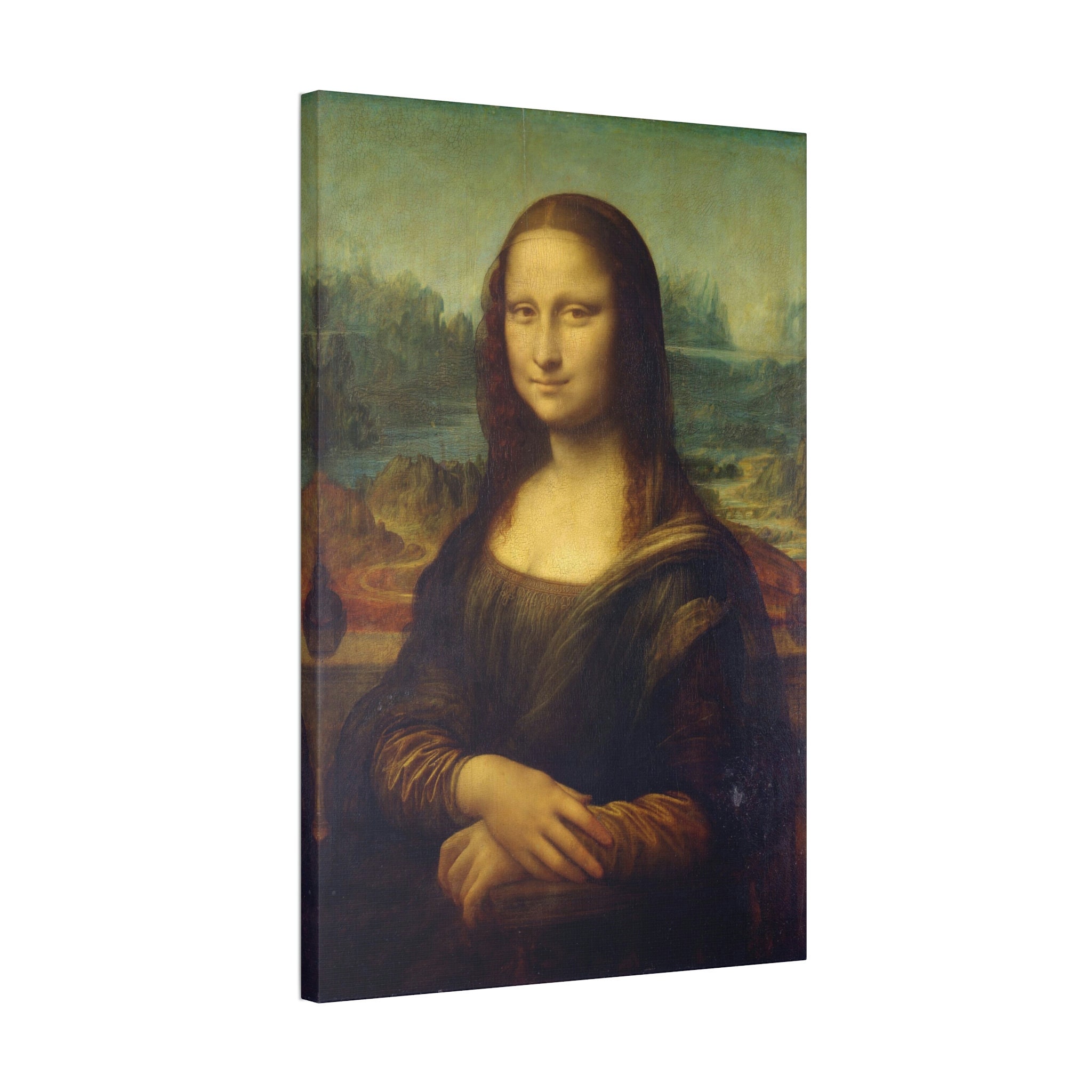 Leonardo Da Vinci's Portrait of Mona Lisa Del Giocondo (between 1503 ...
