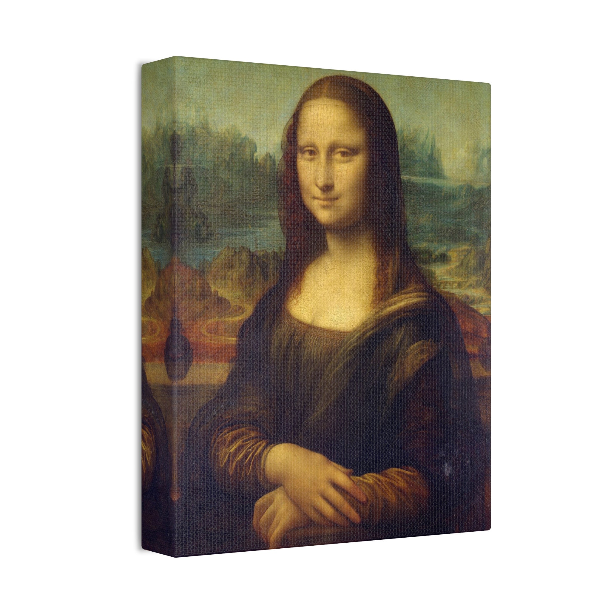 Leonardo Da Vinci's Portrait of Mona Lisa Del Giocondo between 1503 and ...