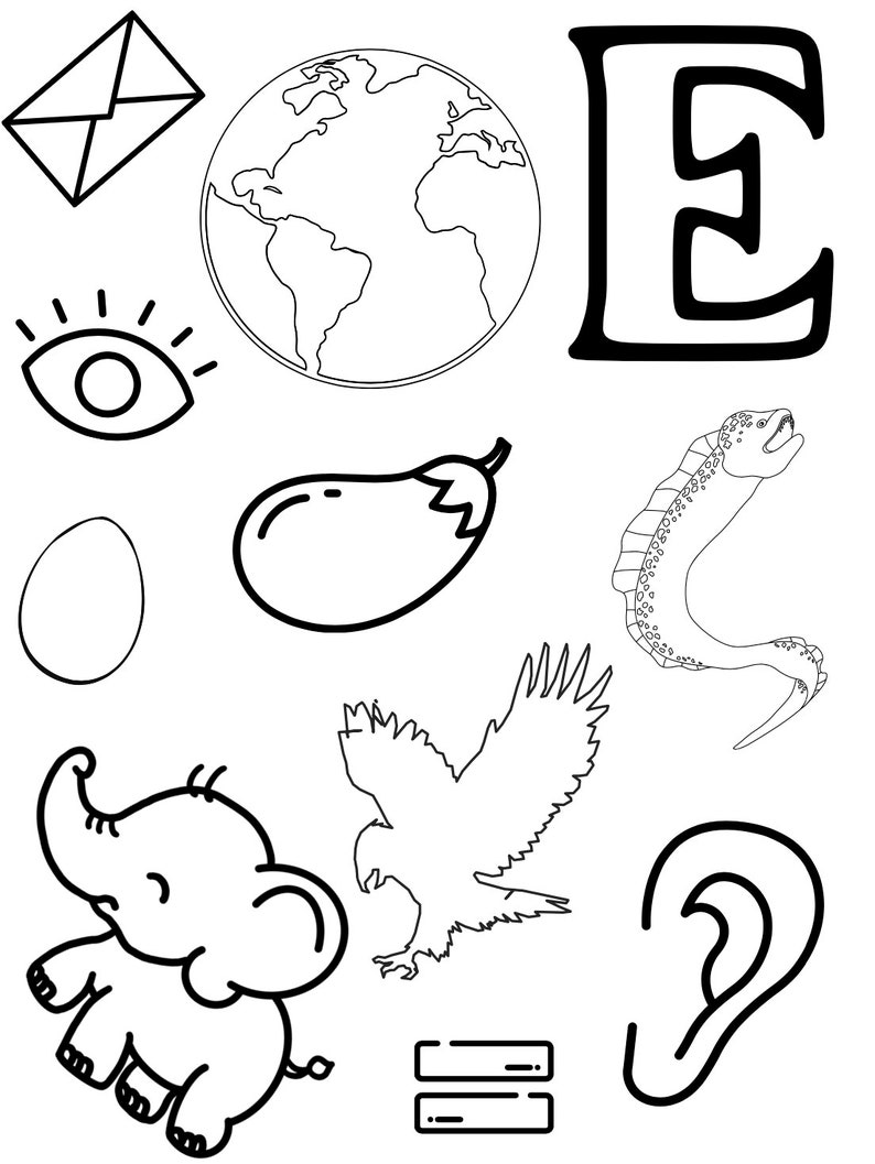 Alphabet Coloring Book Pages for KIDS!!! - Etsy