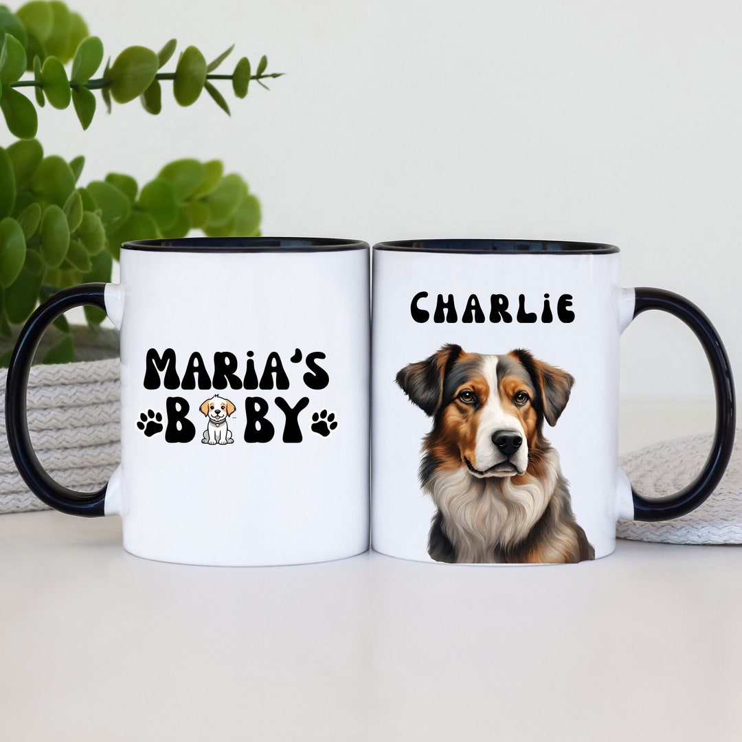 Personalized Pet Mug for Dog and Cat Moms, Unique Gift for Pet Owners ...