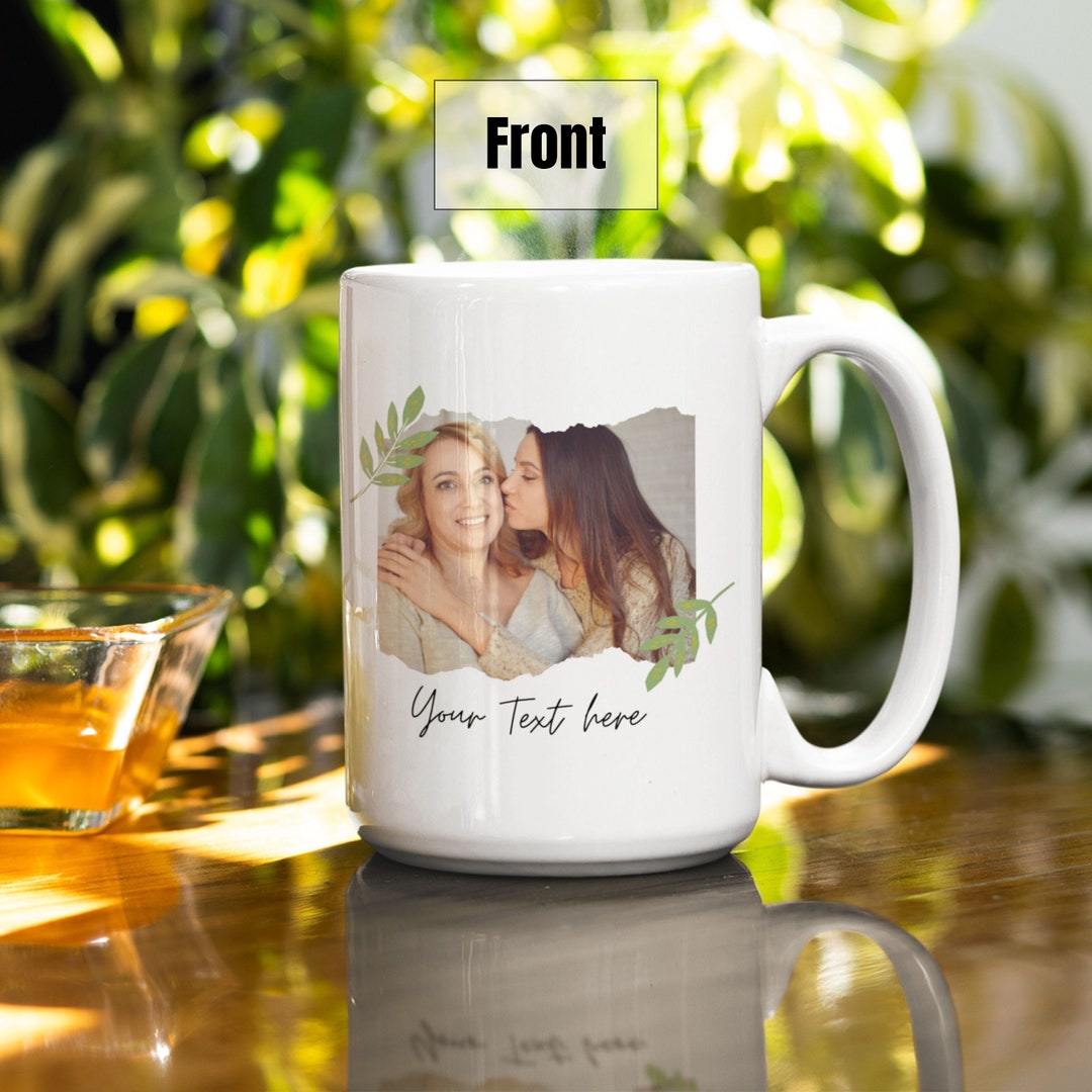 Personalized Photo Mug for Mom, Unique Mother's Day Gift, Customizable ...