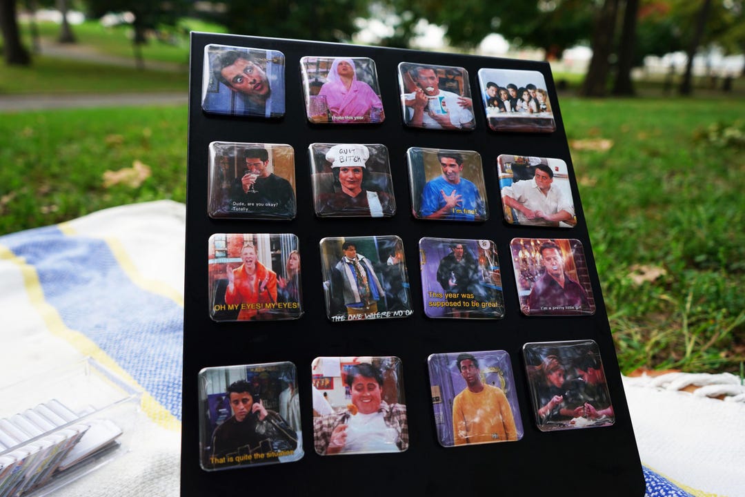 1/2 Friends TV Show Magnets Funny Friends Quotes Central Perk Decor 2x2 ...