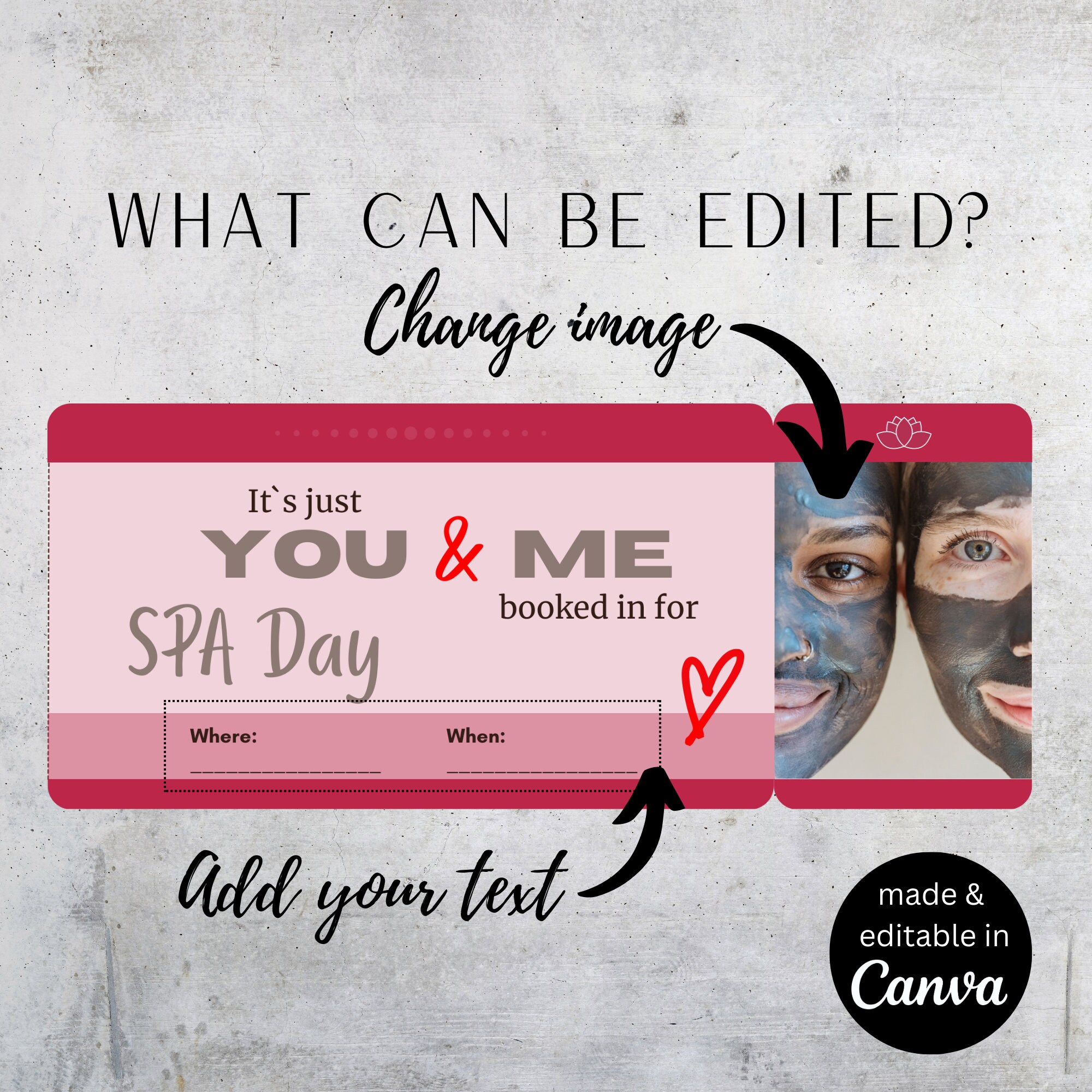 SPA Day Invitation Template Date Night Idea Girlfriends Printable ...