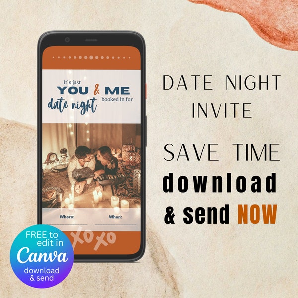 Couples Date Night Invitation - Etsy