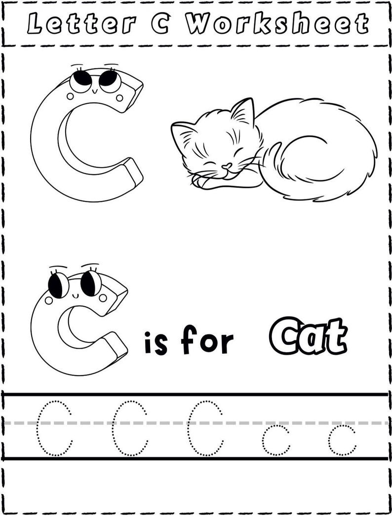 Alphabet Tracing Worksheets A-Z Editable Preschool ABC Workbook ...