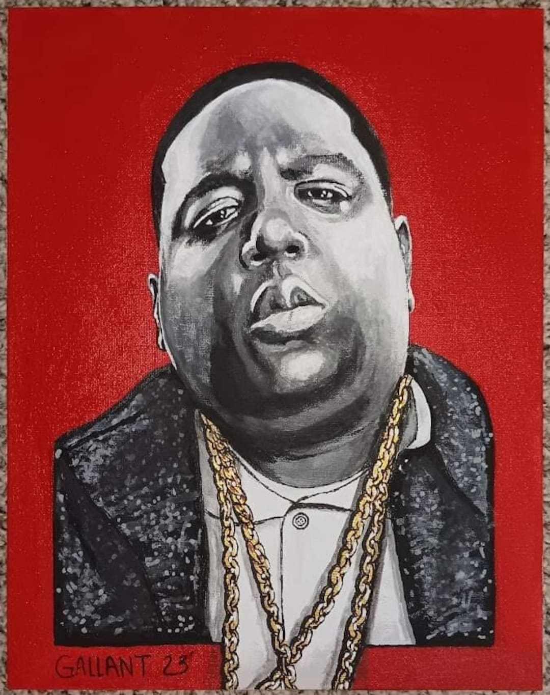 Original Biggie Painting - Etsy