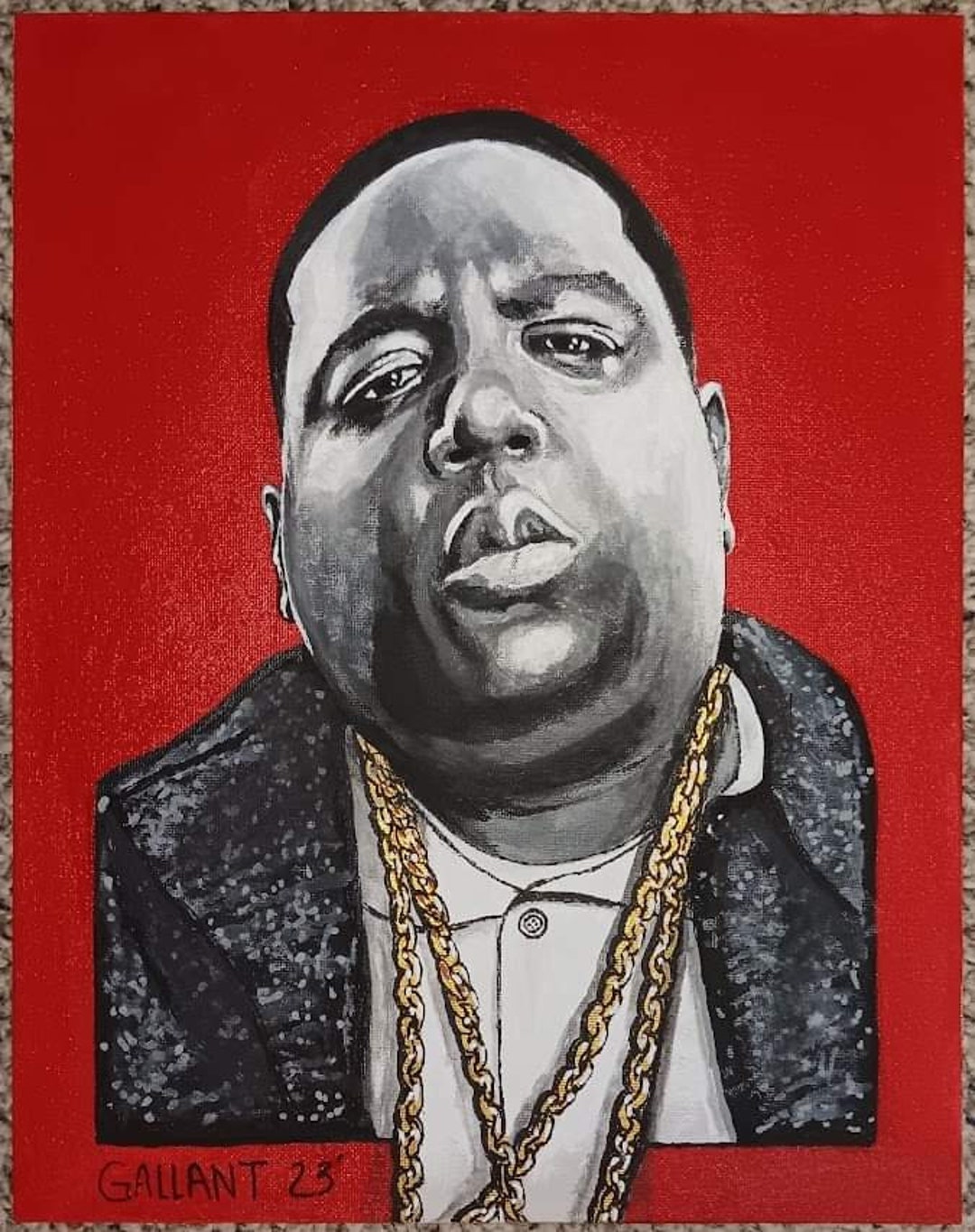 Original Biggie Painting - Etsy