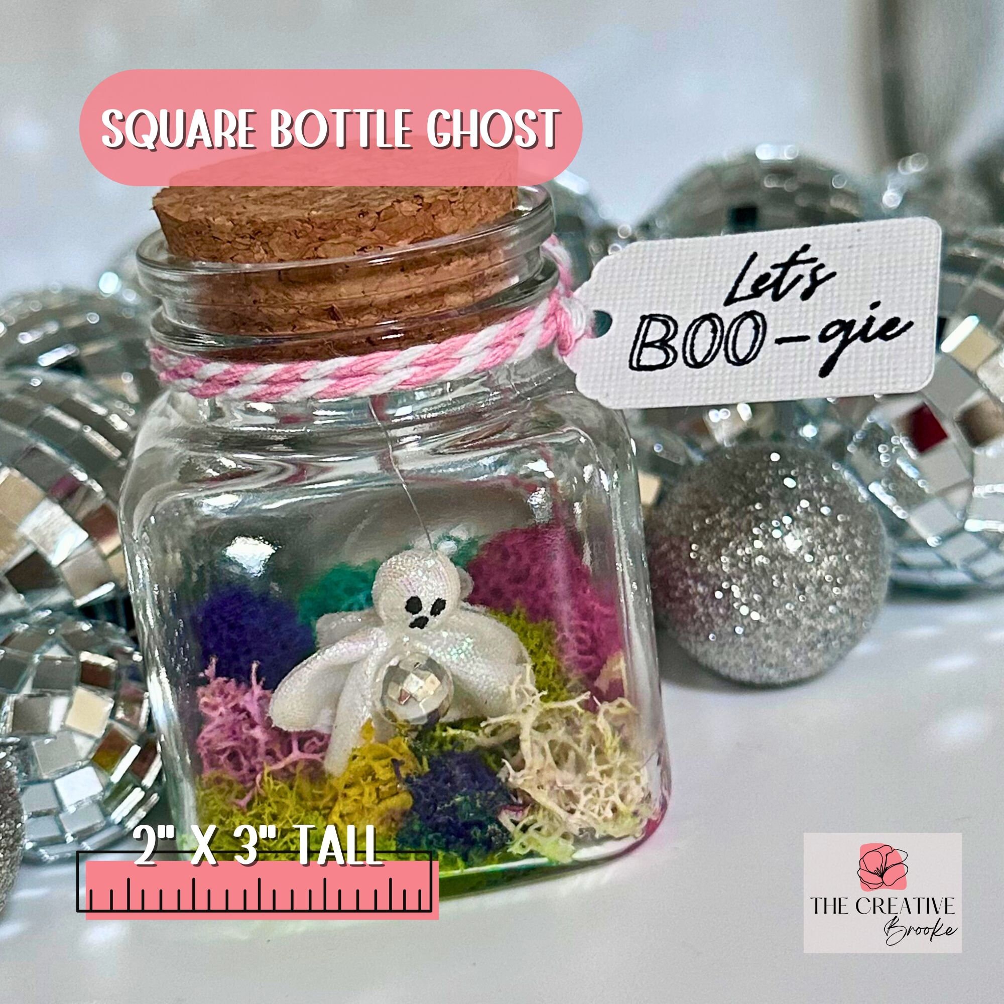 Boo Basket | Disco Ball Ghost | Indoor Halloween Decor | Desk Pet ...