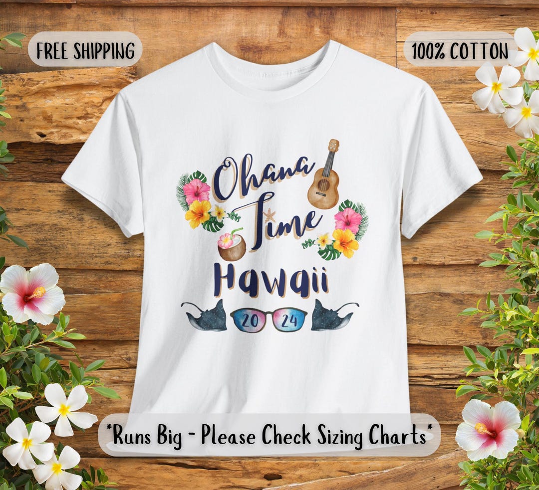 Ohana Time Hawaii 2025 Family Vacation Shirts: Matching Trip Tees - Etsy
