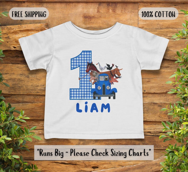 Personalized Little Blue Truck Theme T-shirts, Matching Family Birthday ...