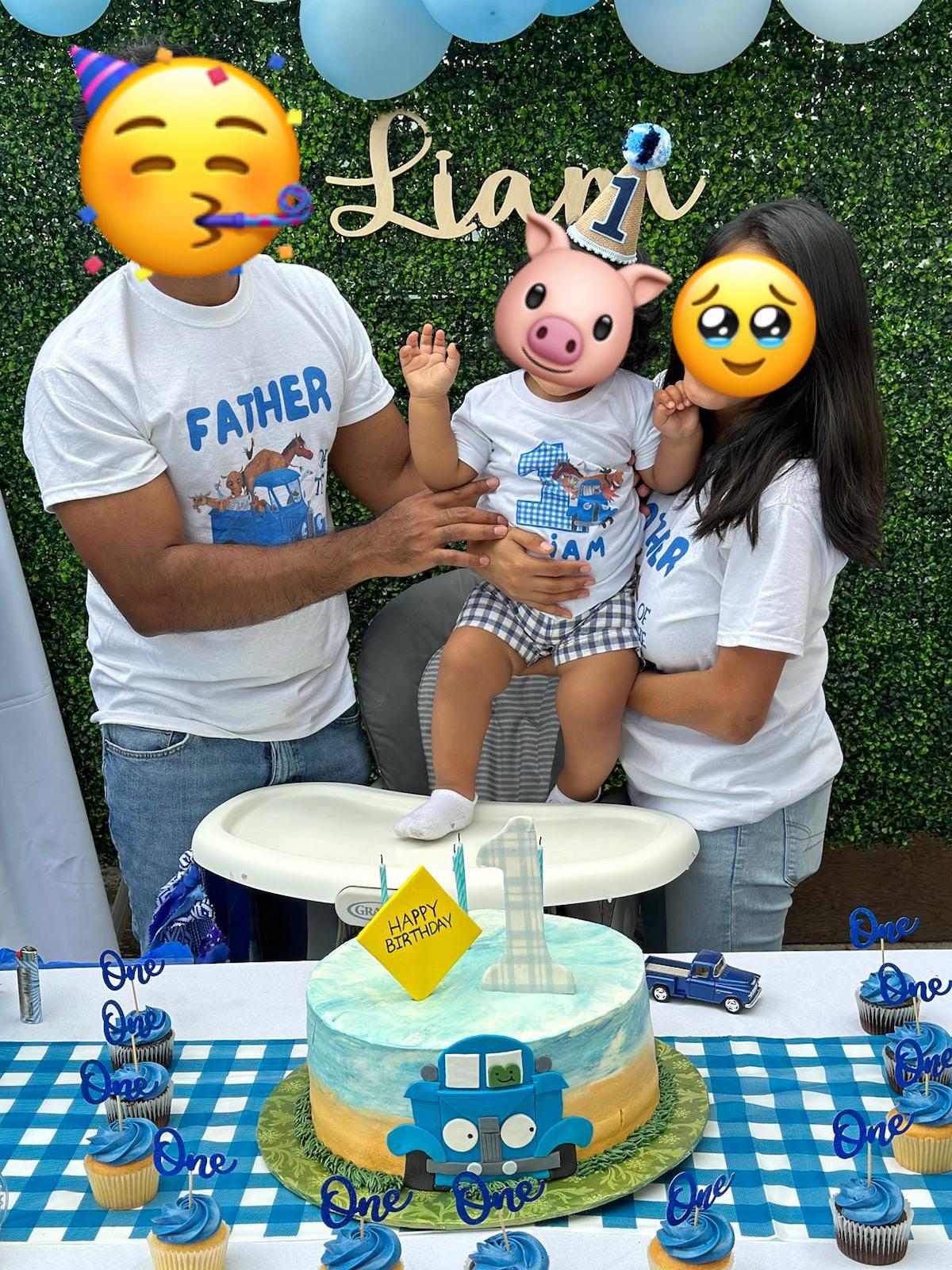 Personalized Little Blue Truck Theme T-shirts, Matching Family Birthday ...