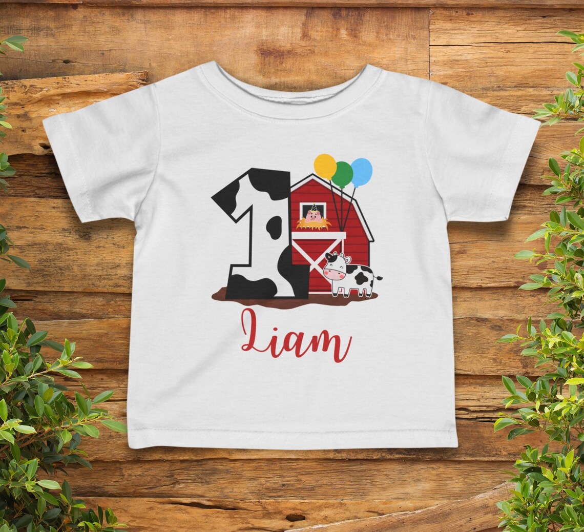 Barnyard Birthday Shirt, 1st Birthday, Farm Theme Shirts, Matching ...