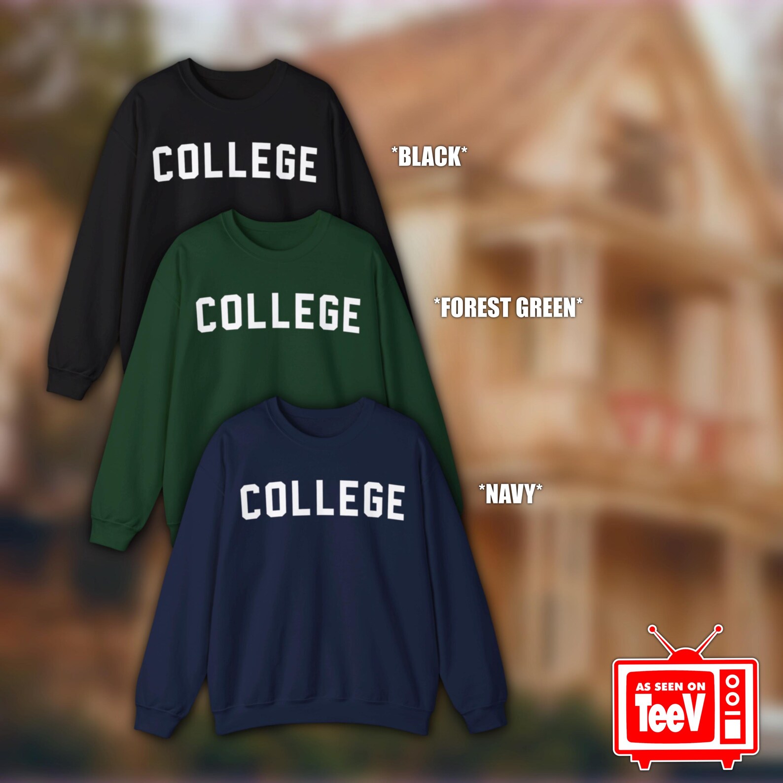 COLLEGE! John Belushi's Infamous Animal House Sweatshirt - Etsy