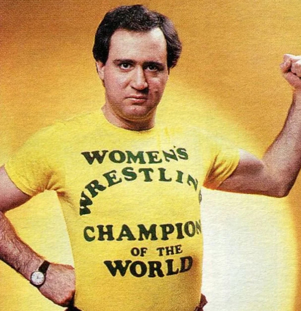 Andy Kaufman Replica Women's Wrestling Champion T-shirt - Etsy