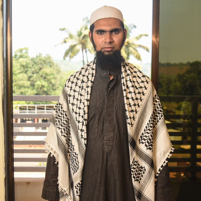 Keffiyeh Beige Scarf - Etsy