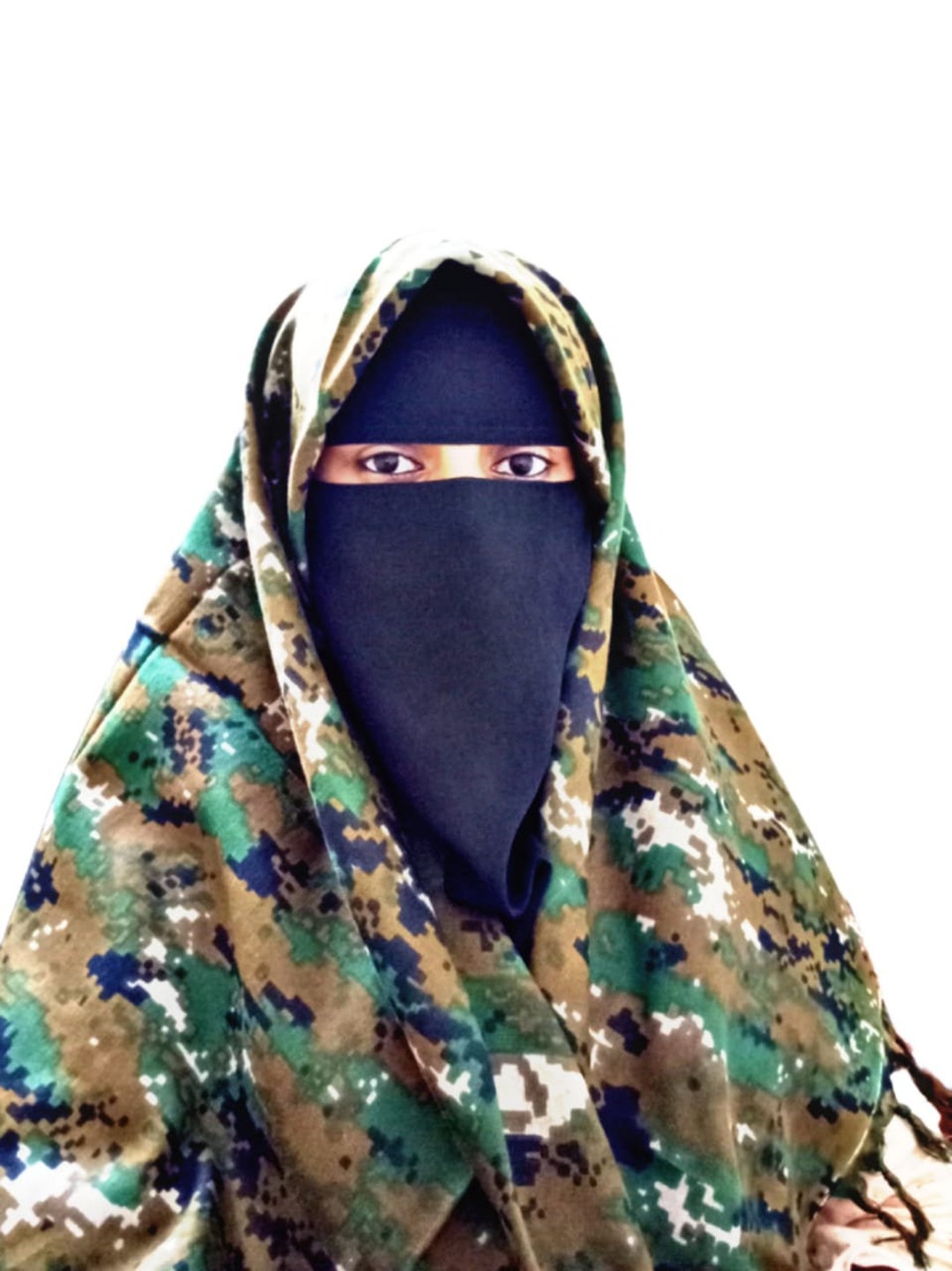 Palestine Keffiyeh Scarf With Patches: Traditional Green Kufiya, Arab ...