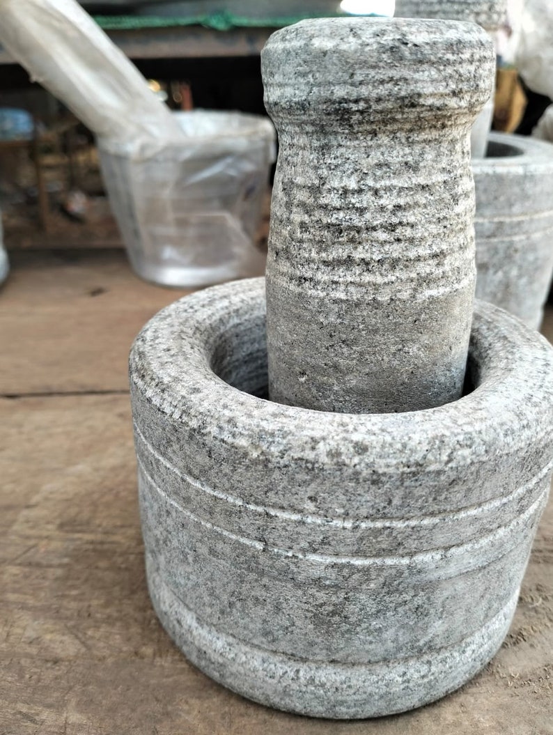 Stone Mortar and Pestle Set: Traditional Spice Grinder (7.5cm) - Etsy