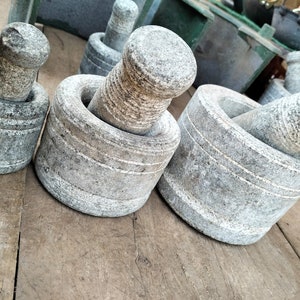 Stone Mortar and Pestle Set: Traditional Spice Grinder (7.5cm) - Etsy