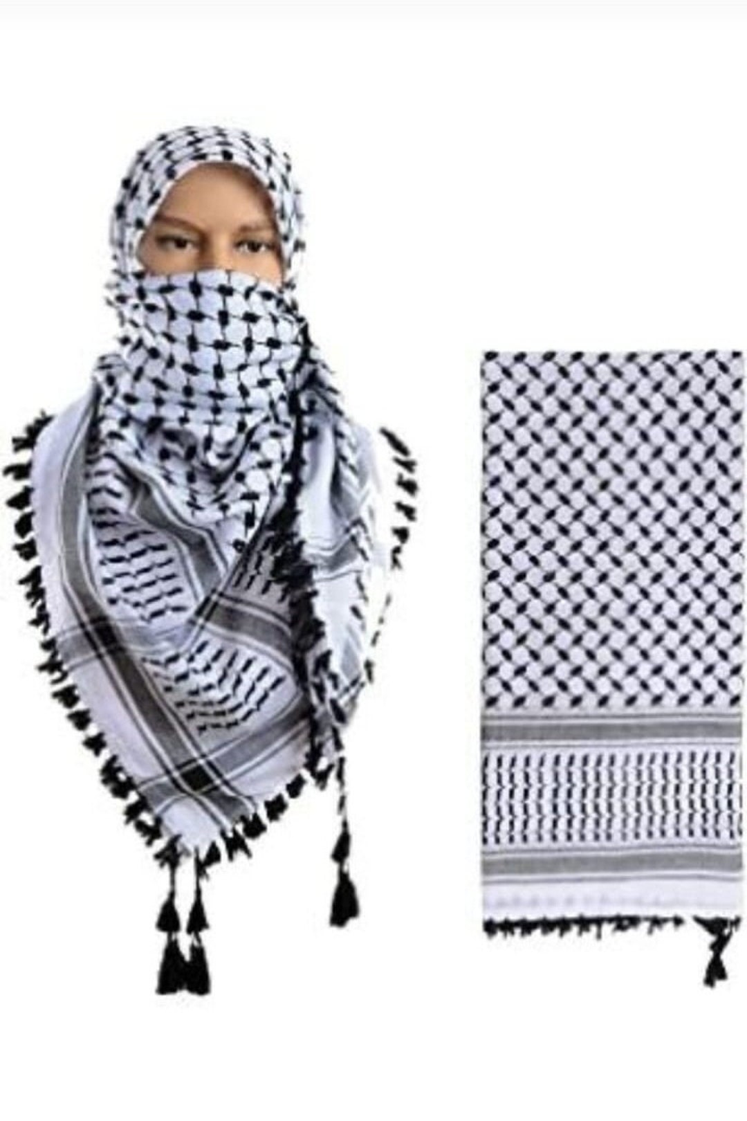 Palestine Keffiyeh Kufiya Scarf 4848 Free Palestine - Etsy UK
