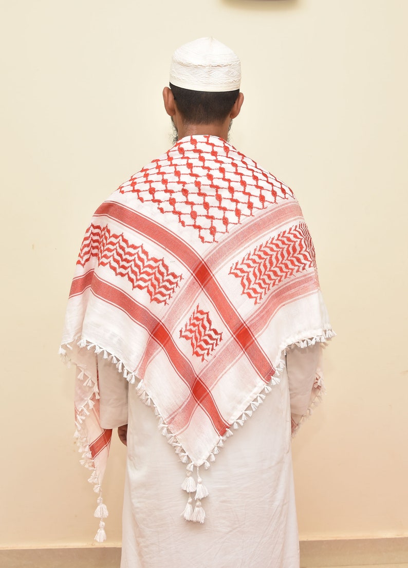 Palestine Keffiyeh Kufiya Scarf 4848 Free Palestine Traditional Shemagh ...
