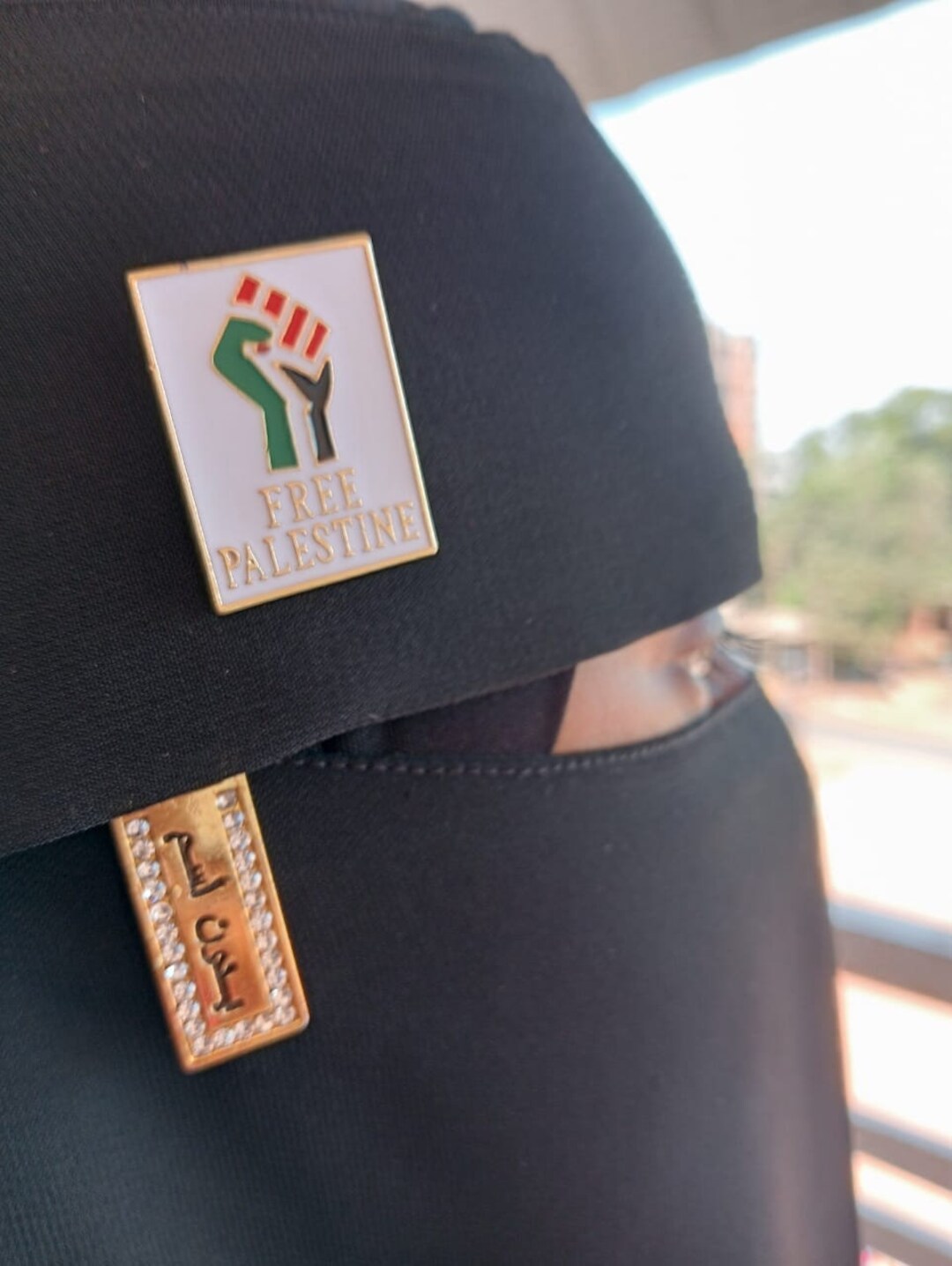 Palestine National Flag Lapel Pin, Palestine Lapel Pin, Palestinian Pin ...