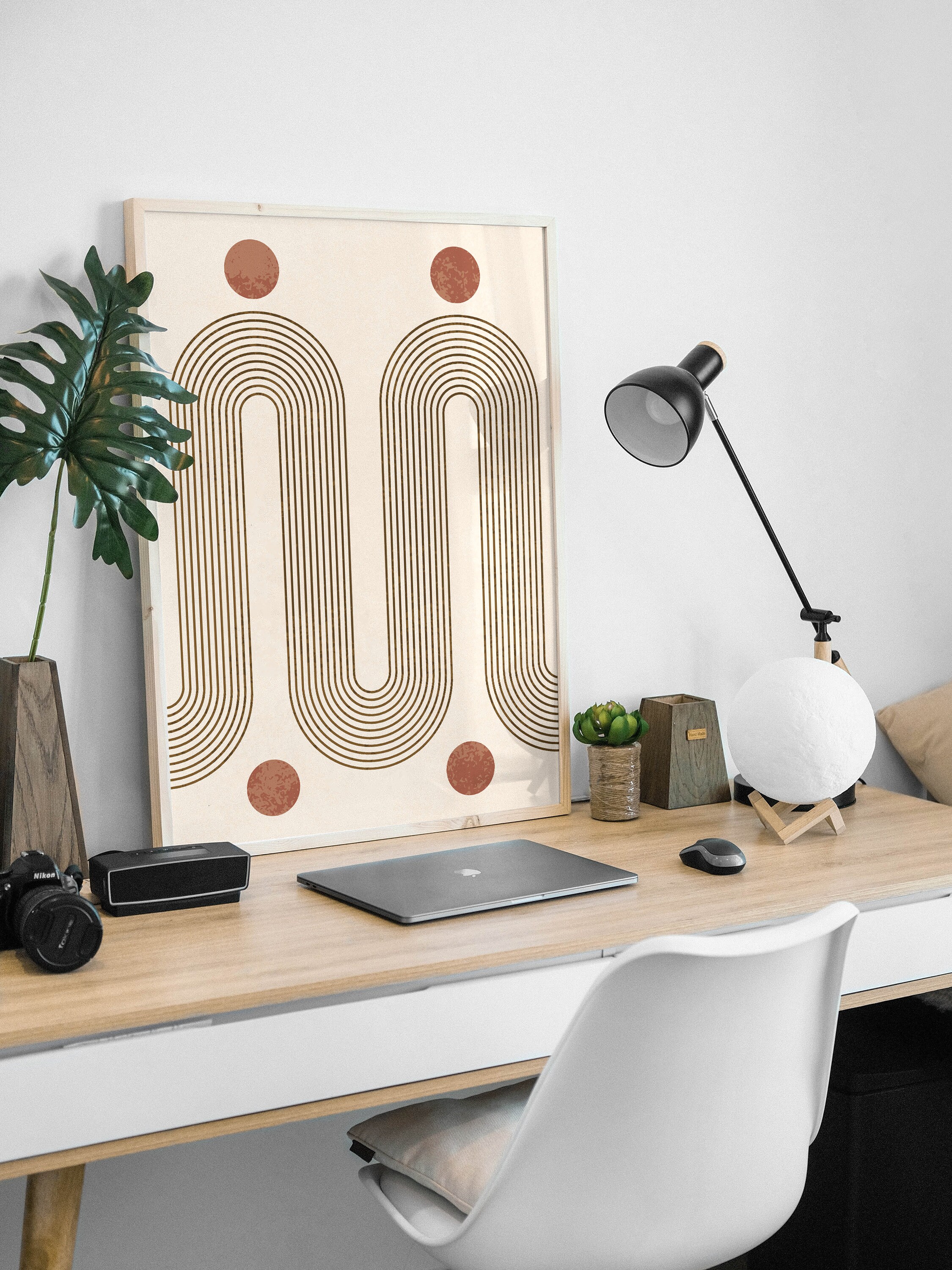 Minimal Neutral Tones Line Art, Printable Wall Art, Line Art Lover Gift ...