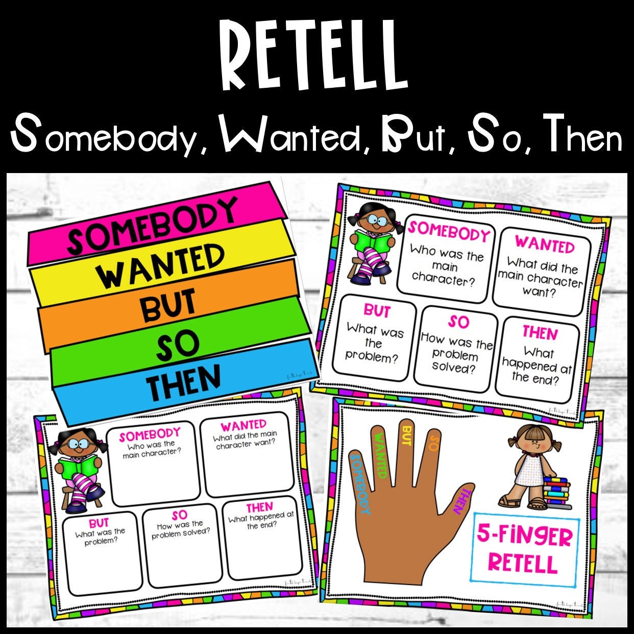 Somebody Wanted But So Then Printable