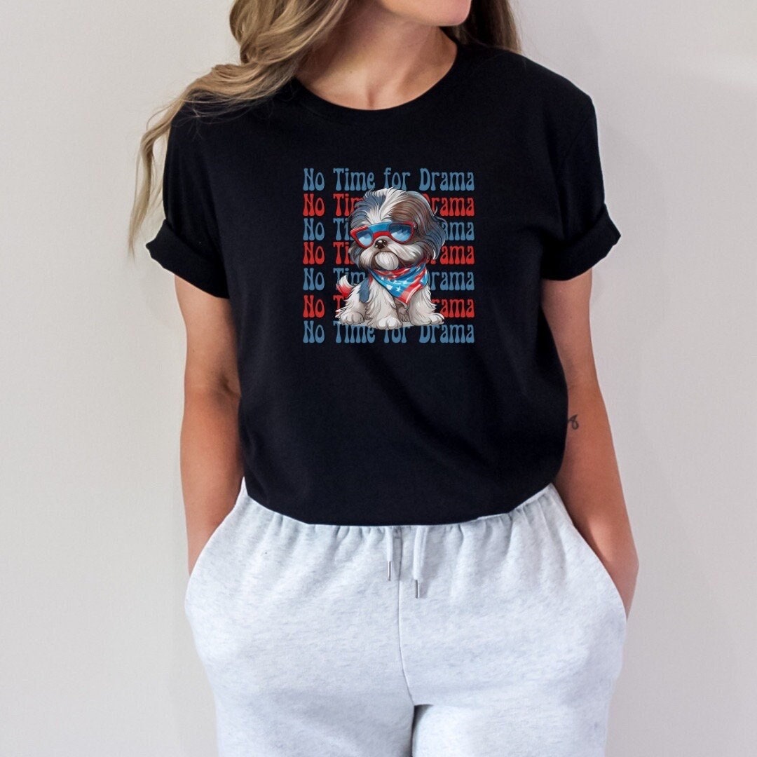 Shih Tzu T-shirt, Dog Lover Gift,cute Shih Tzu Shirt, Funny Dog Mom or ...