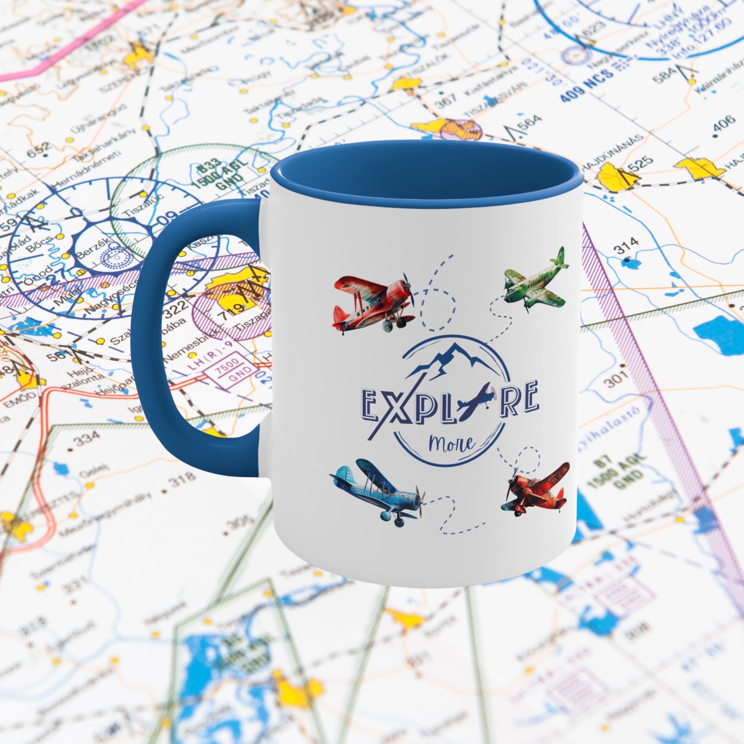 Airplane Coffee Mug: Aviation Gift for Pilots - Etsy