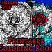 Stain Glass Roses Coloring Book | 30 Digital Download Printable Pages ...