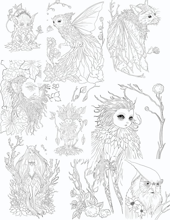 Strange Coloring Pages